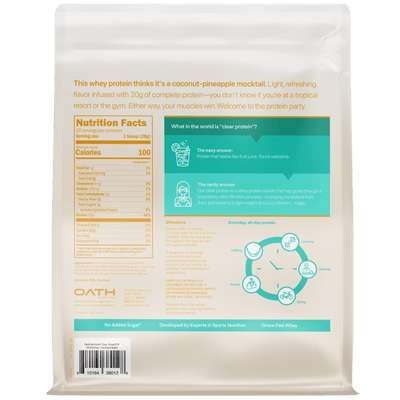 Clear Whey Protein Powder | Clear Protein Isolate by Oath Nutrition