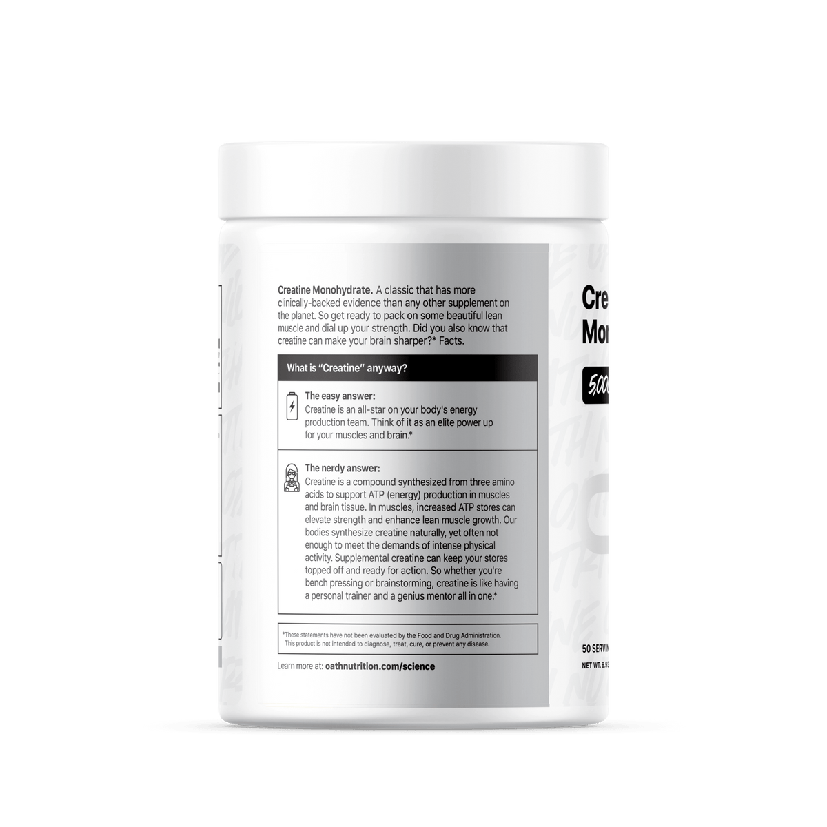 Micronized Creatine Monohydrate | Oath Nutrition
