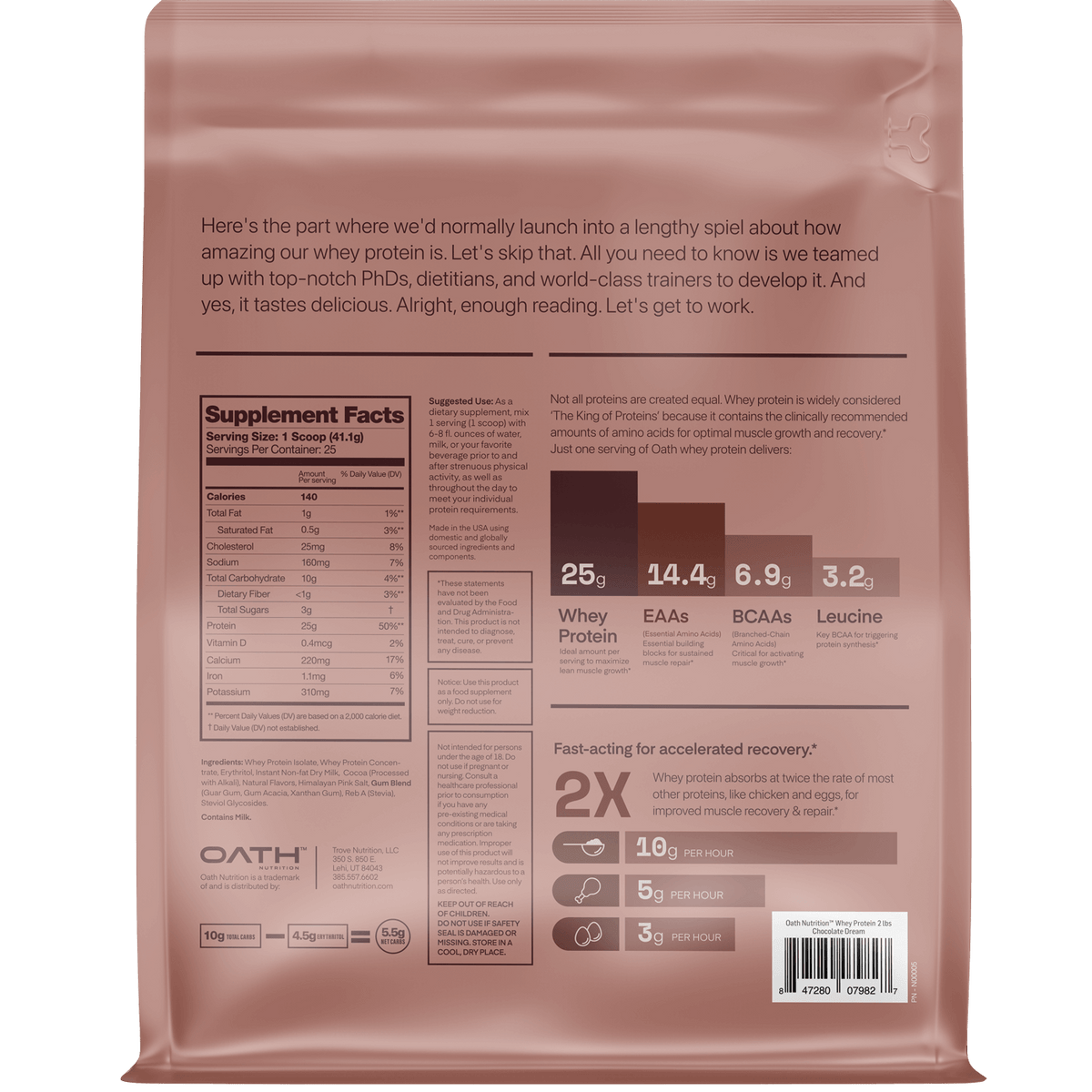 Whey Protein - Oath Nutrition