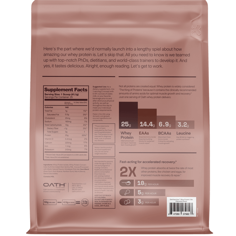 Whey Protein - Oath Nutrition