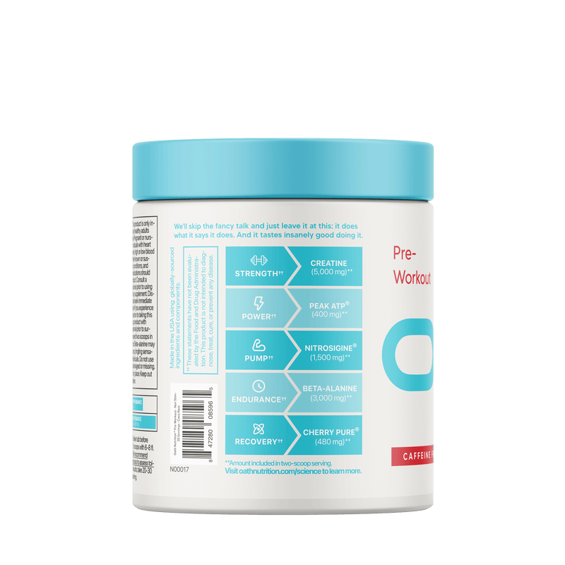 Elite Pre-Workout (Caffeine Free) - Oath Nutrition